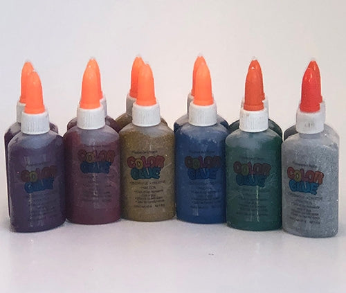 Glitter Glue Classpack - Assorted Colors - 40g x 12 pc – Educational ...