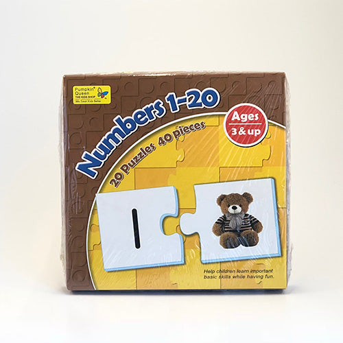 Learning Numbers 1 - 20 - Matching Puzzles 60 pc – Educational Toy Outlet