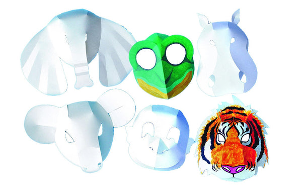 Wild Animal Fold-Up Masks - 30 pc – Educational Toy Outlet