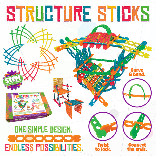 Structure Sticks 400/pkg – Educational Toy Outlet