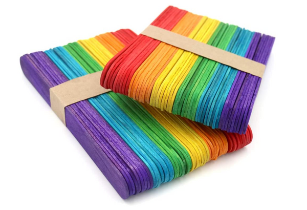 Popsicle Sticks Color - 100 pc – Educational Toy Outlet