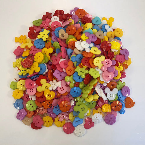 Buttons Shapes Mix - 500 pc – Educational Toy Outlet