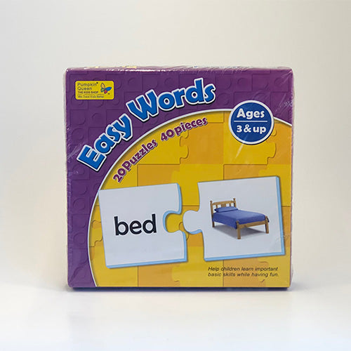 Learning Easy Words - Matching Puzzles 60 pc – Educational Toy Outlet