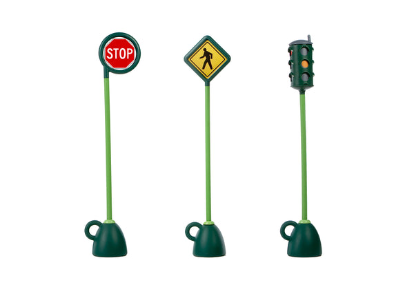 Signage Set - 3 Pc (Light, Stop, Crosswalk) – Educational Toy Outlet