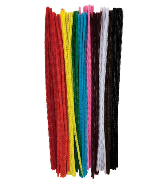 Pipe Cleaners Assorted Colors - 4mm X 12" - 100 pc – Educational Toy Outlet